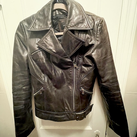 Express | Jackets & Coats | Vintage Express Leather Jacket | Poshmark